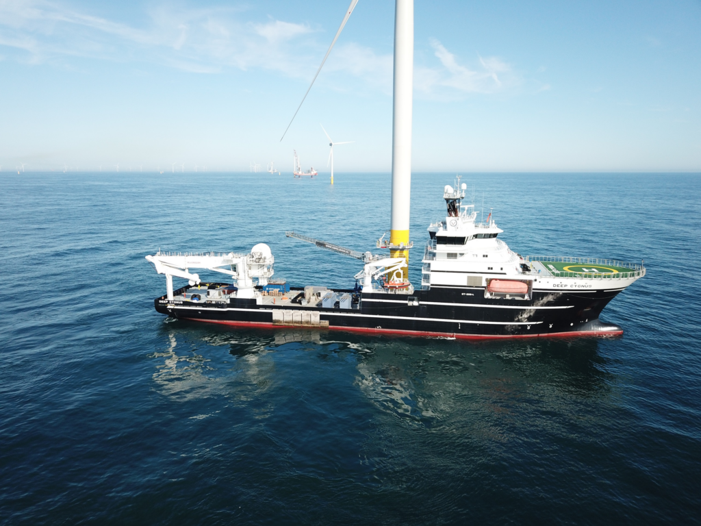 Five months plus options offshore wind contract with tier one renewable ...